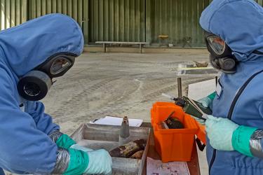 Inside the hot zone: OPCW trains experts with live chemical agents | OPCW