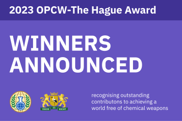 2023 OPCW-The Hague Award recipients announced | OPCW