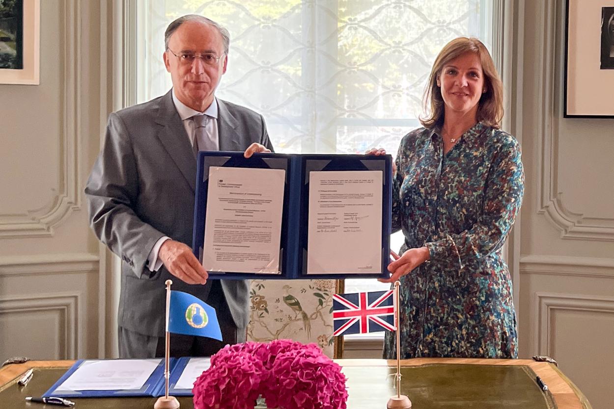 United Kingdom contributes £500,000 to support OPCW mission | OPCW