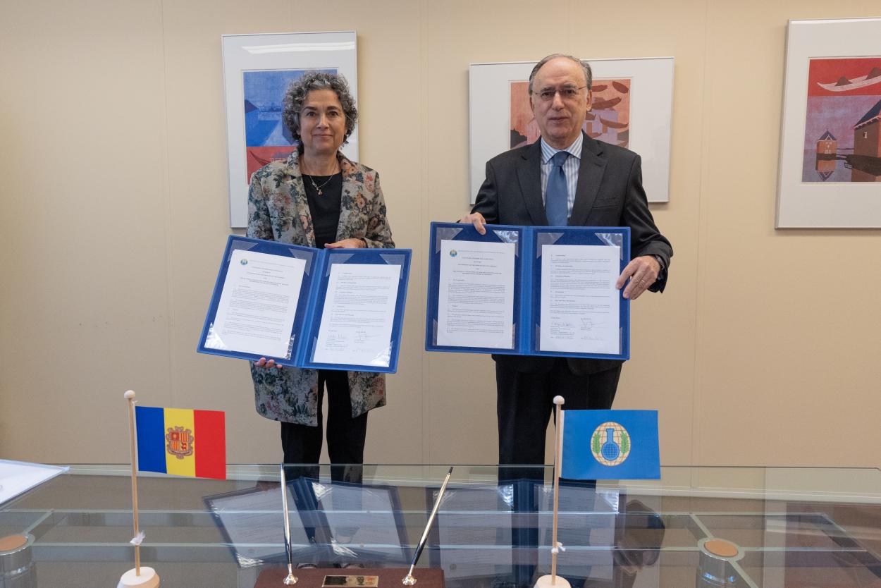 Andorra contributes €10,000 to OPCW voluntary trust funds | OPCW