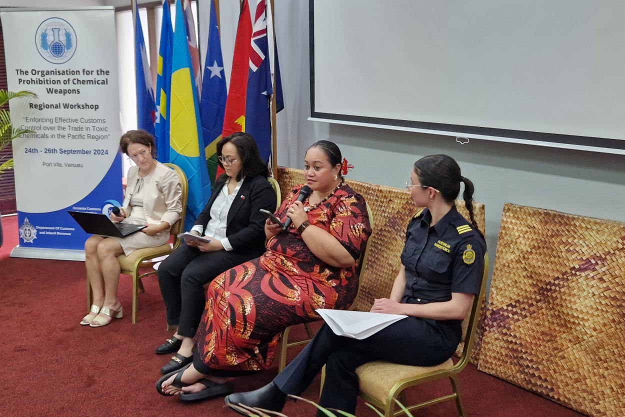 Pacific region strengthens customs control over toxic chemicals at OPCW ...