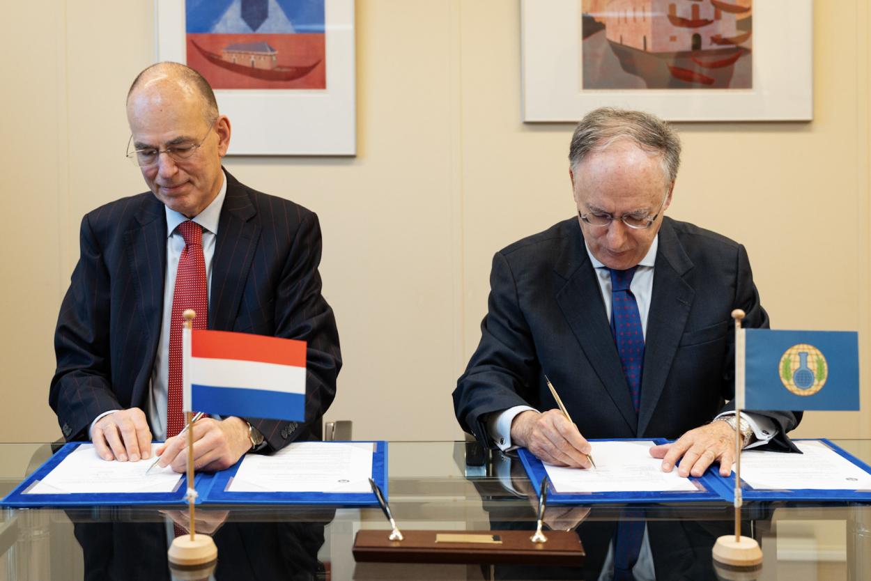 The Netherlands contributes €500,000 to strengthen OPCW activities in ...