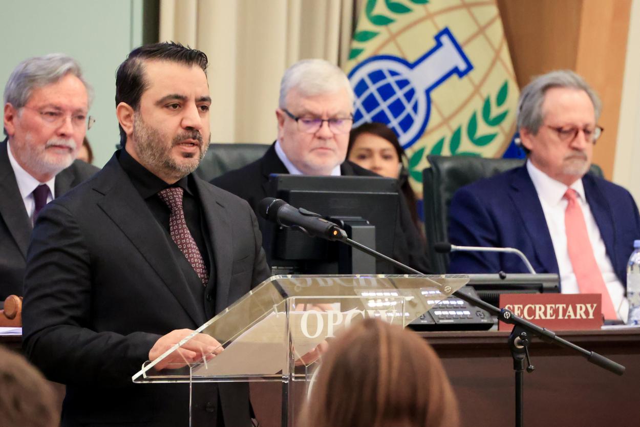 Syria’s caretaker Foreign Minister addresses OPCW’s Executive Council ...