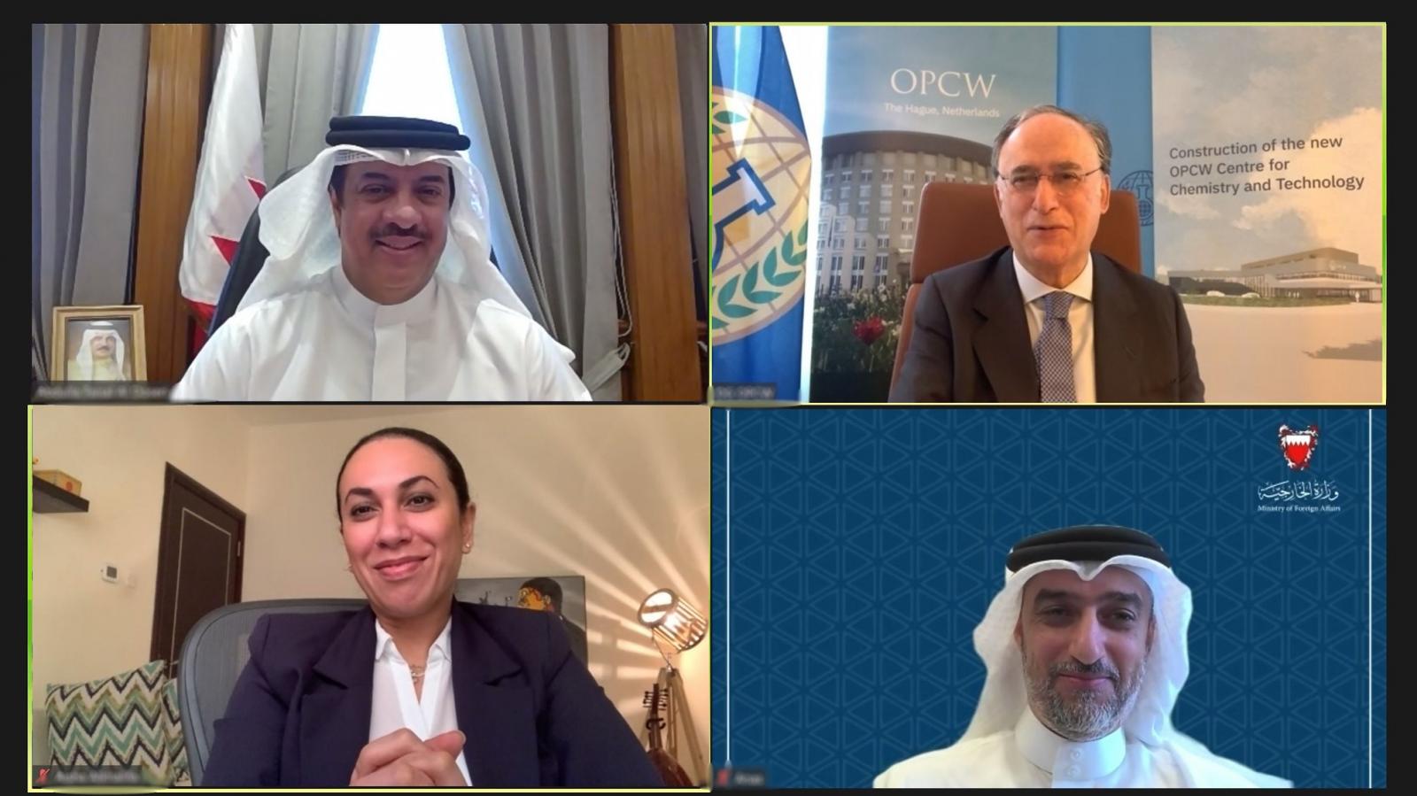 OPCW’s Director-General meets Bahrain’s Assistant Foreign Minister | OPCW