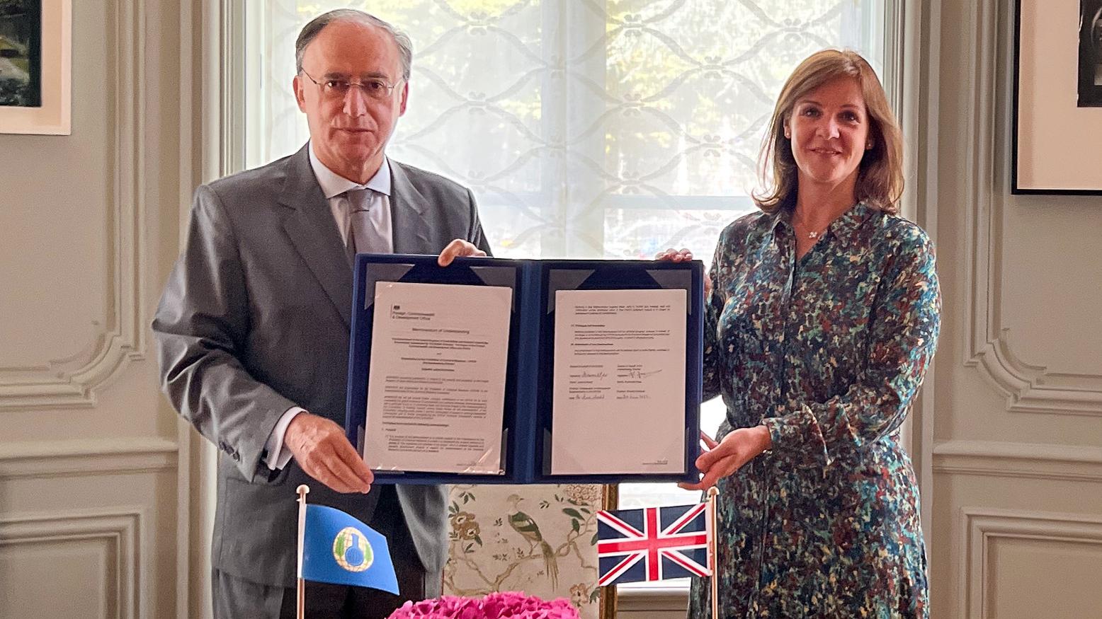United Kingdom contributes £500,000 to support OPCW mission | OPCW