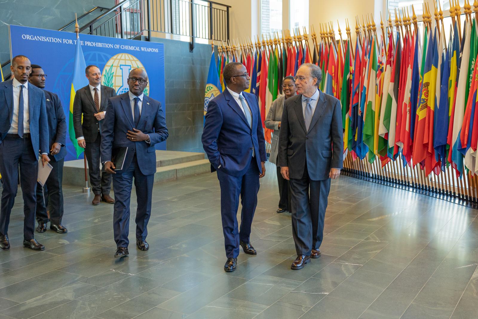 OPCW Director-General receives Rwanda’s Minister of Foreign Affairs and ...