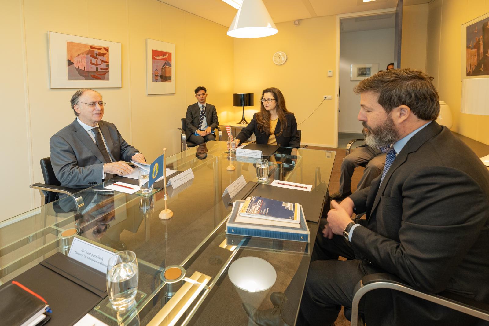 OPCW Director-General meets with U.S. Principal Deputy Assistant ...