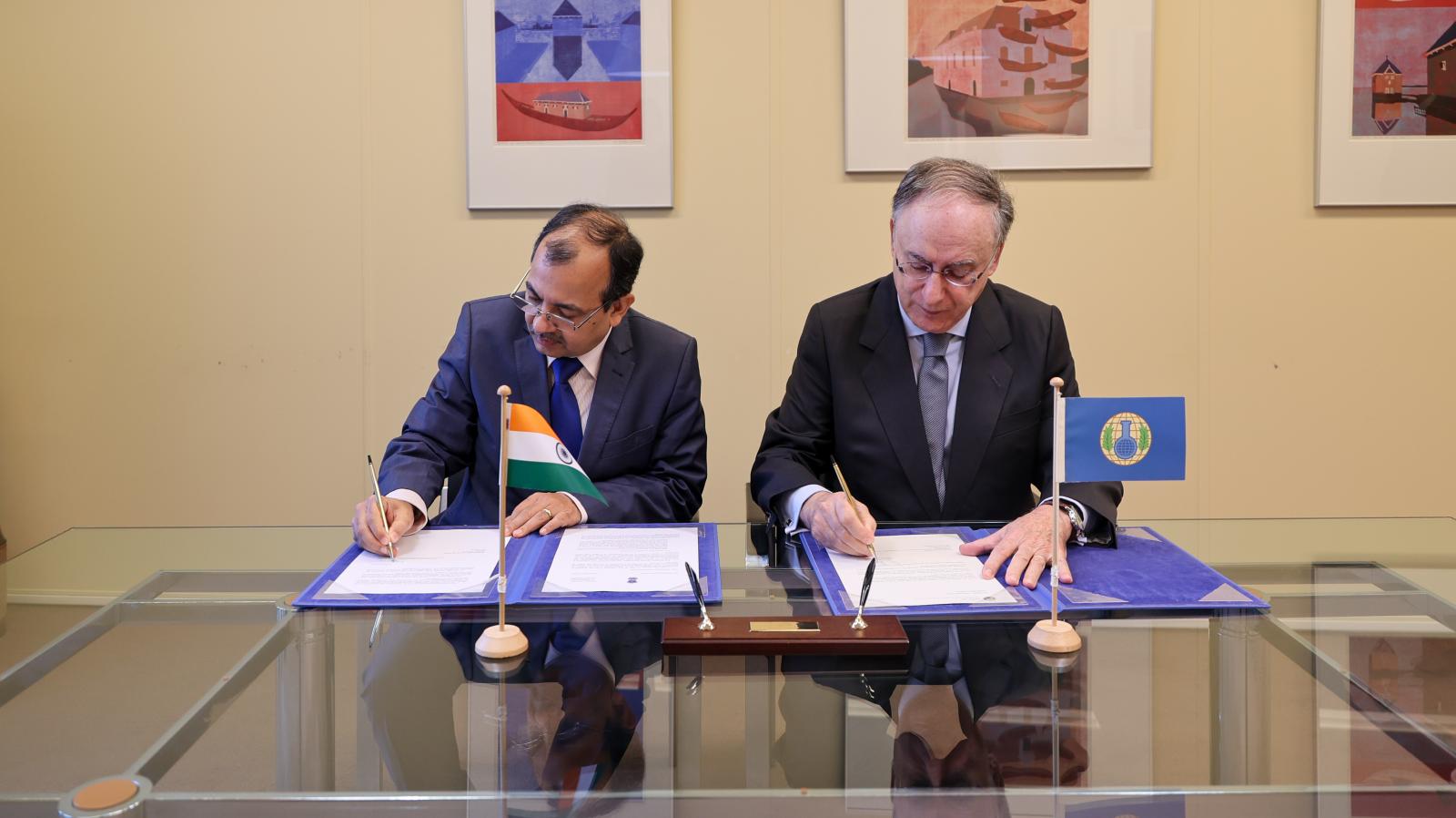 India contributes €10,000 to support OPCW assistance activities | OPCW