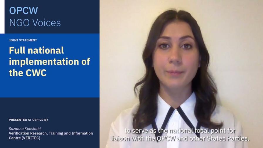 Twenty-Seventh Session of the Conference of States Parties | OPCW