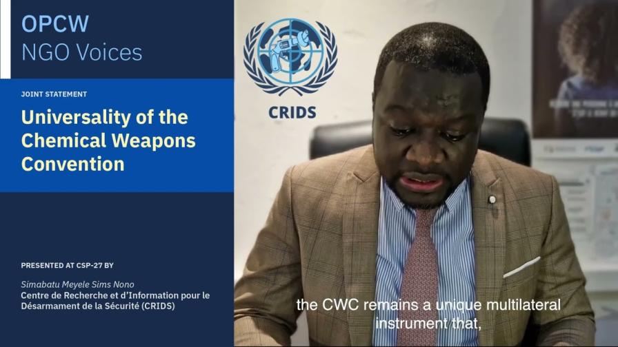 Twenty-Seventh Session of the Conference of States Parties | OPCW