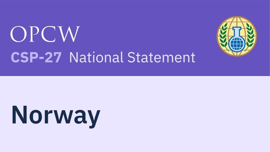 Twenty-Seventh Session of the Conference of States Parties | OPCW